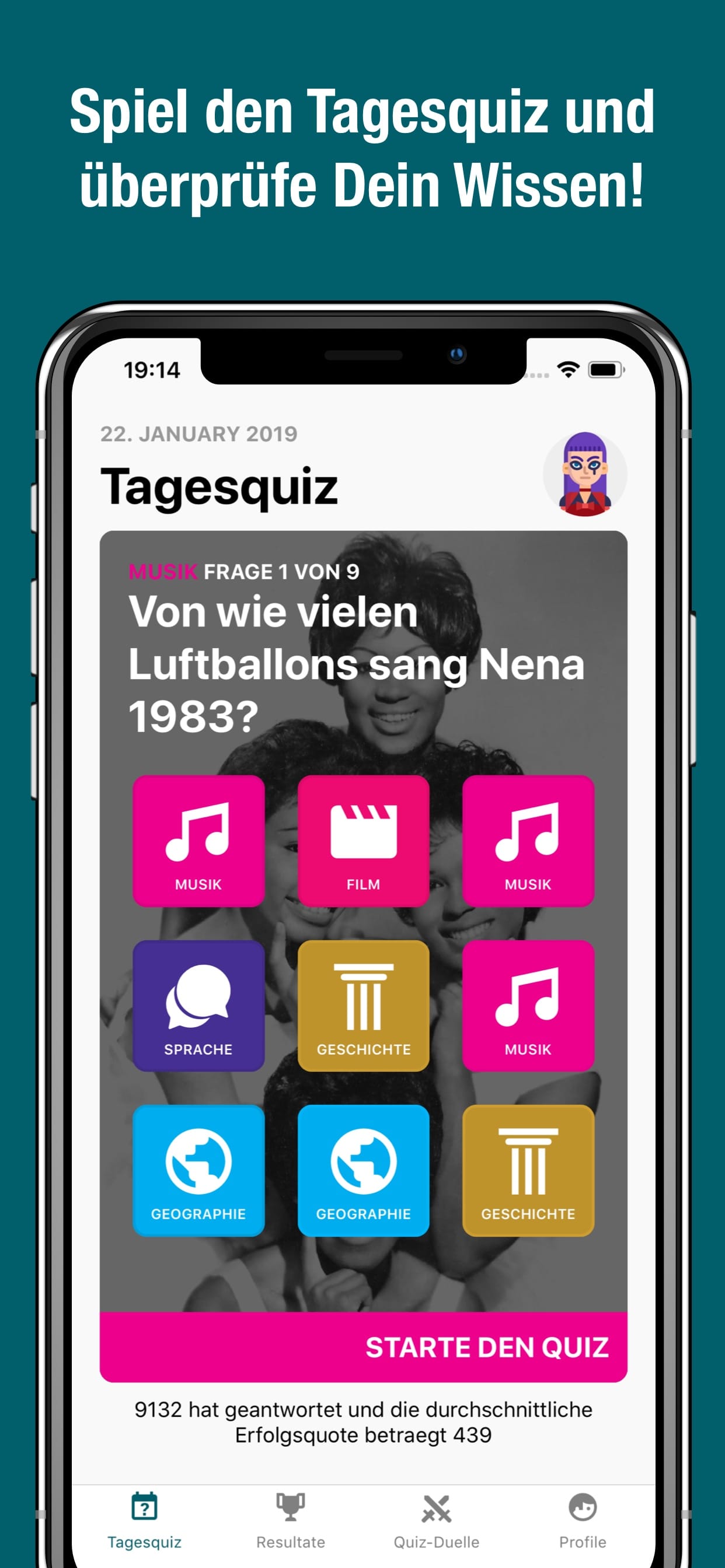 Daily Quiz App at Alexander Feakes blog